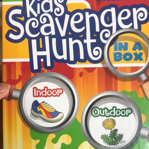 Games | Kids Scavenger Hunt Indoor And Outdoor Scavenger Hunt Card Game ...